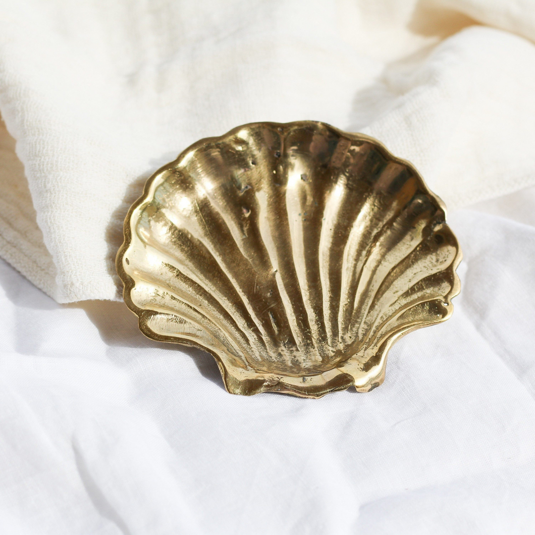 Brass Shell Trinket Dish – The Terracotta Collective